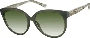 Zenni Round Full Rim Sunglasses Green