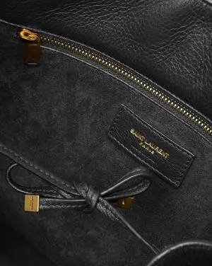 Saint Laurent Bea Grained Leather Tote