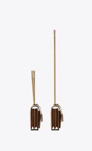 Saint Laurent Sunset Medium In Coated Bark Leather
