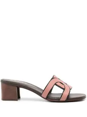 TOD'S Leather Two-tone Sandals