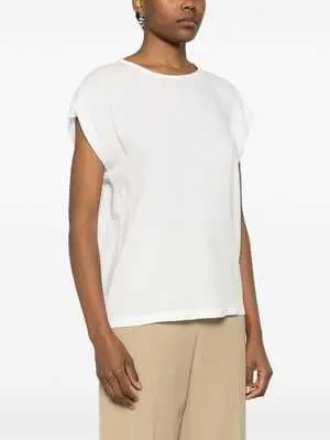 Fabiana Filippi Chiffon-crepe T-shirt