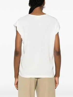 Fabiana Filippi Chiffon-crepe T-shirt