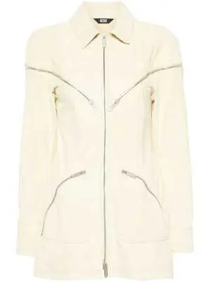 Gcds All-around-zip Suede Jacket