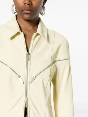 Gcds All-around-zip Suede Jacket