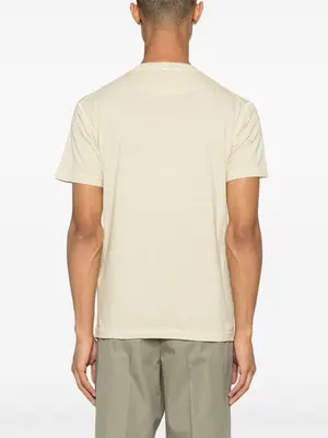 Stone Island Compass-patch Cotton T-shirt - Neutrals