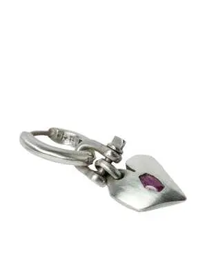 PARTS OF FOUR Sterling And Ruby Drop Earring