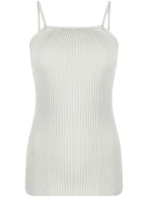 LOW CLASSIC Halterneck Ribbed Tank Top