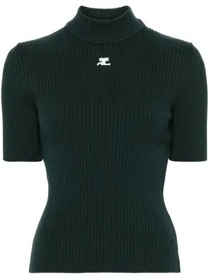 COURREGES Re-edition Rib-knit Sweater