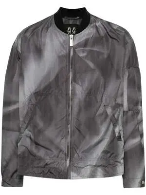 44 LABEL GROUP Crinkle Graphic-print Bomber Jacket