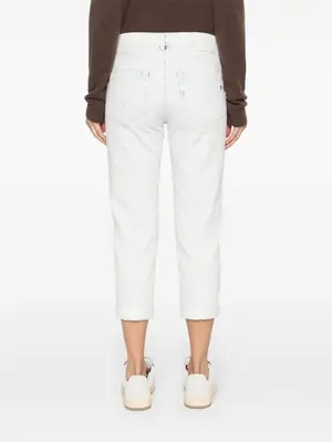 DONDUP Mid-rise Cropped Jeans - Blue
