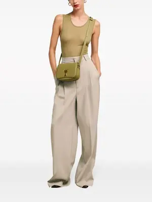 Ami Wide-leg Tailored Trousers - Neutrals