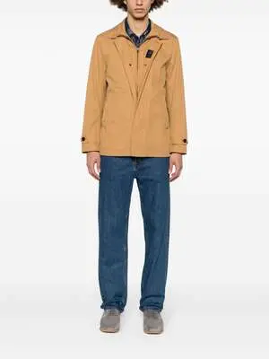 FAY Morning Single-breasted Coat - Neutrals