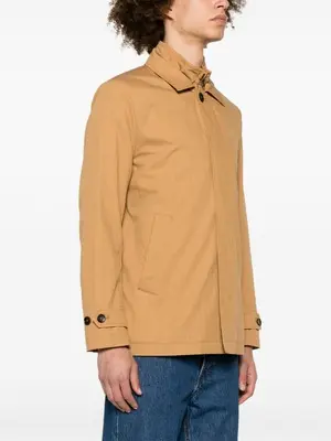 FAY Morning Single-breasted Coat - Neutrals