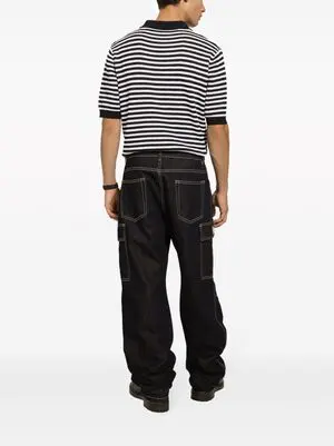 Dolce & Gabbana Stripe-patterned Polo Shirt