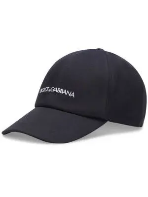 Dolce & Gabbana Logo-embroidered Baseball Cap - Blue