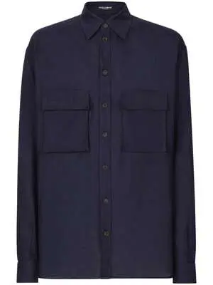 Dolce & Gabbana Button-up Linen Shirt