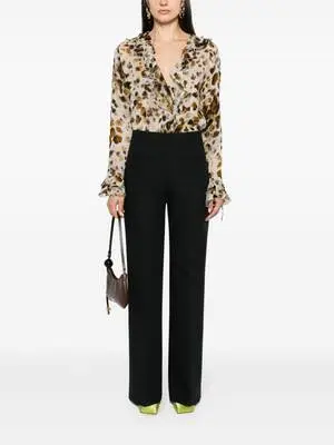 MSGM Mid-rise Tailored Trousers