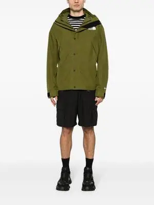 The North Face Logo-embroidered Hooded Jacket - Green