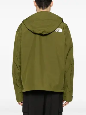 The North Face Logo-embroidered Hooded Jacket - Green