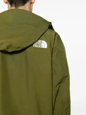 The North Face Logo-embroidered Hooded Jacket - Green