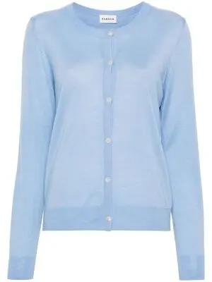 P.a.r.o.s.h Crew-neck Cardigan - Blue