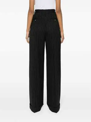 Dolce & Gabbana Pinstriped Wide-leg Trousers