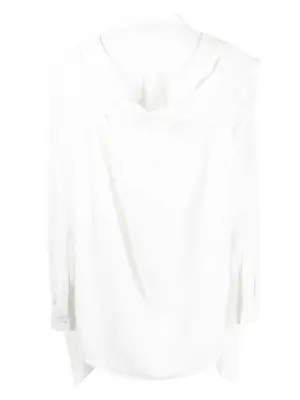 JUUN.J Draped Long-sleeve Shirt