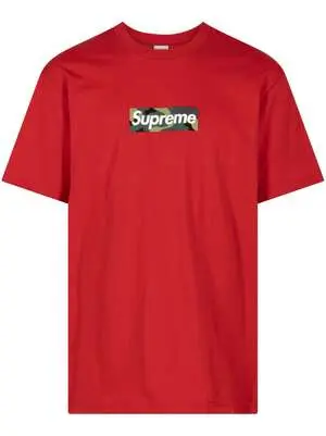 Supreme Box Logo T-Shirt - Red | Editorialist
