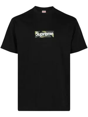 Supreme Box Logo Cotton T-shirt - Black