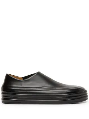 Marsèll Flatform Slip-on Leather Sneakers