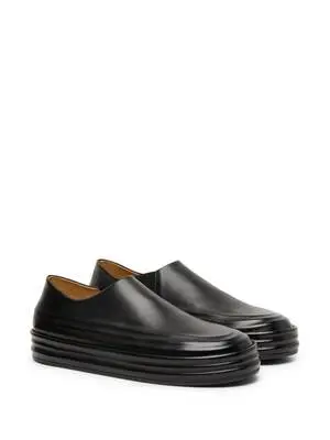 Marsèll Flatform Slip-on Leather Sneakers