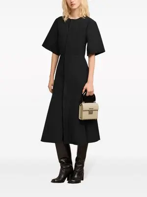 AMI Paris Short-sleeve Midi Dress