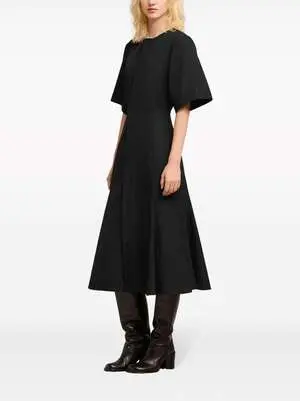 AMI Paris Short-sleeve Midi Dress