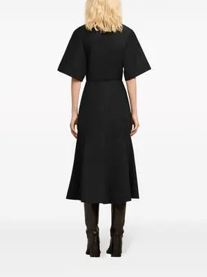 AMI Paris Short-sleeve Midi Dress