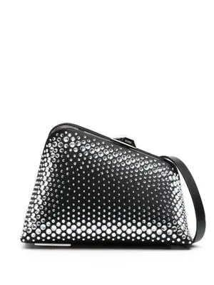 Attico Rhinestone-embellished Clutch