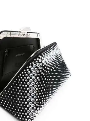 Attico Rhinestone-embellished Clutch