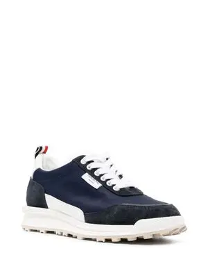 Thom Browne Lace-up 40mm Suede Sneakers - Blue