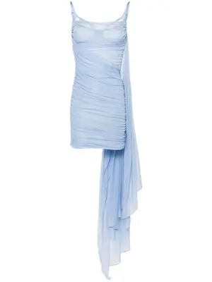 MUGLER Draped Mini Dress