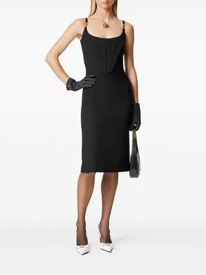 Versace Medusa-strap Corset-style Dress