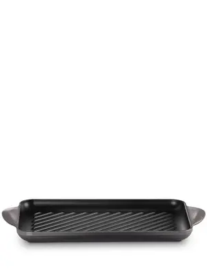 LE CREUSET Traditional Rectangular Grill - Black
