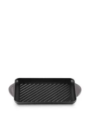LE CREUSET Traditional Rectangular Grill - Black
