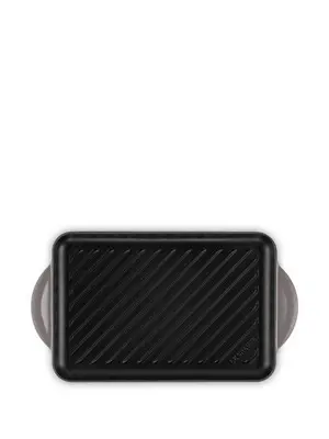 LE CREUSET Traditional Rectangular Grill - Black