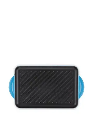 LE CREUSET Traditional Rectangular Grill - Blue