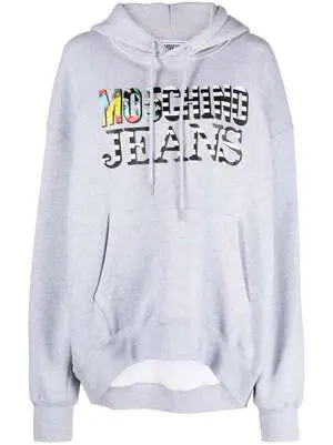 Moschino Textured Sweatshirts Hoodies For Women