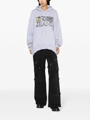 Moschino Logo-print Hoodie - Grey