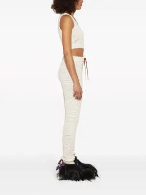 Emilio Pucci Pointelle-knit Cashmere Track Pants