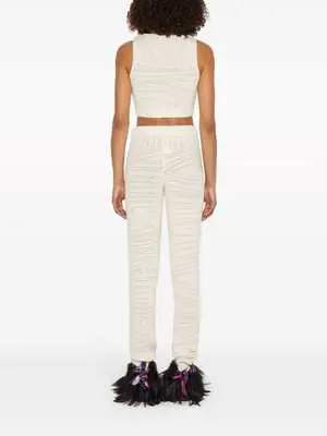 Emilio Pucci Pointelle-knit Cashmere Track Pants