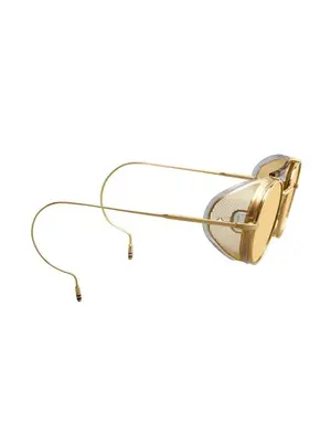 Thom Browne 20th Anniversary Round-frame Sunglasses