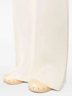 Chloé Wide-leg Linen Trousers