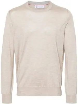 Brunello Cucinelli Fine-knit Jumper - Neutrals
